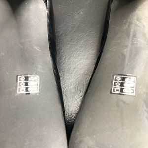 M.P.S. | Shoes | Mps Black Leather High Heels 75 Platform Mps | Poshmark